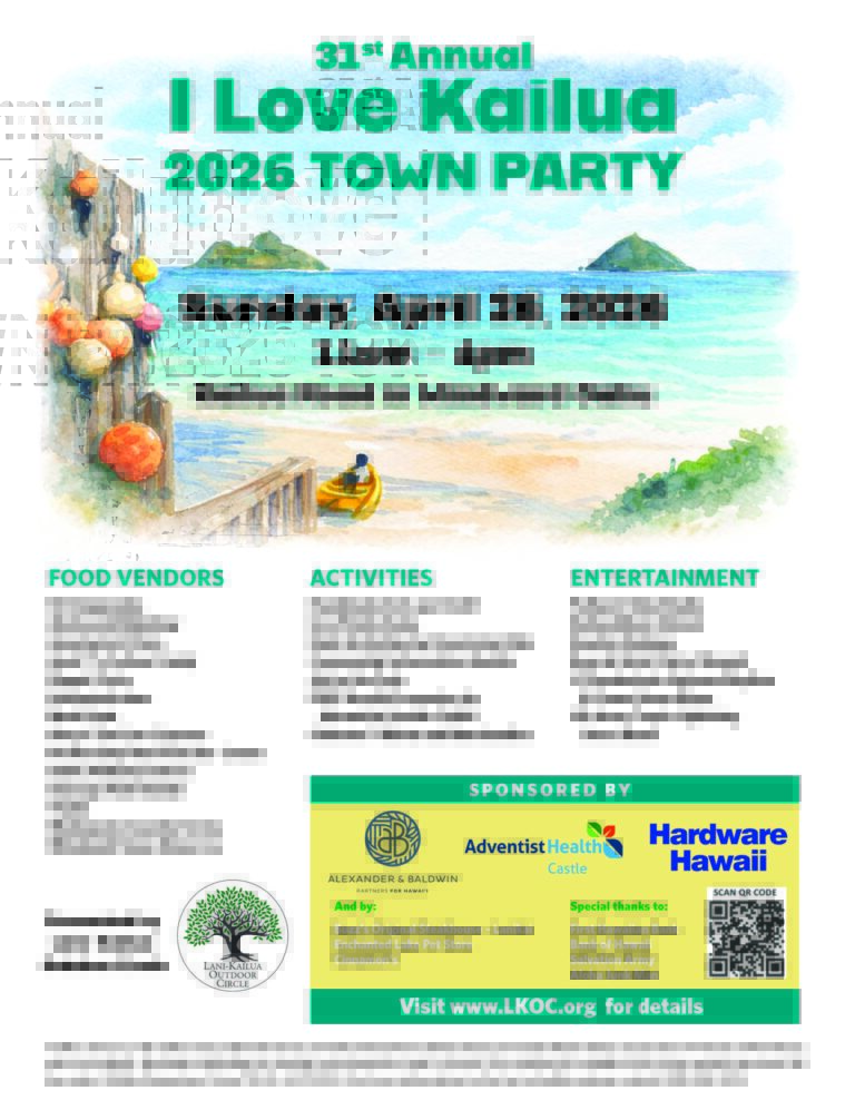 I Love Kailua Town Party 2026 - Kailua Town